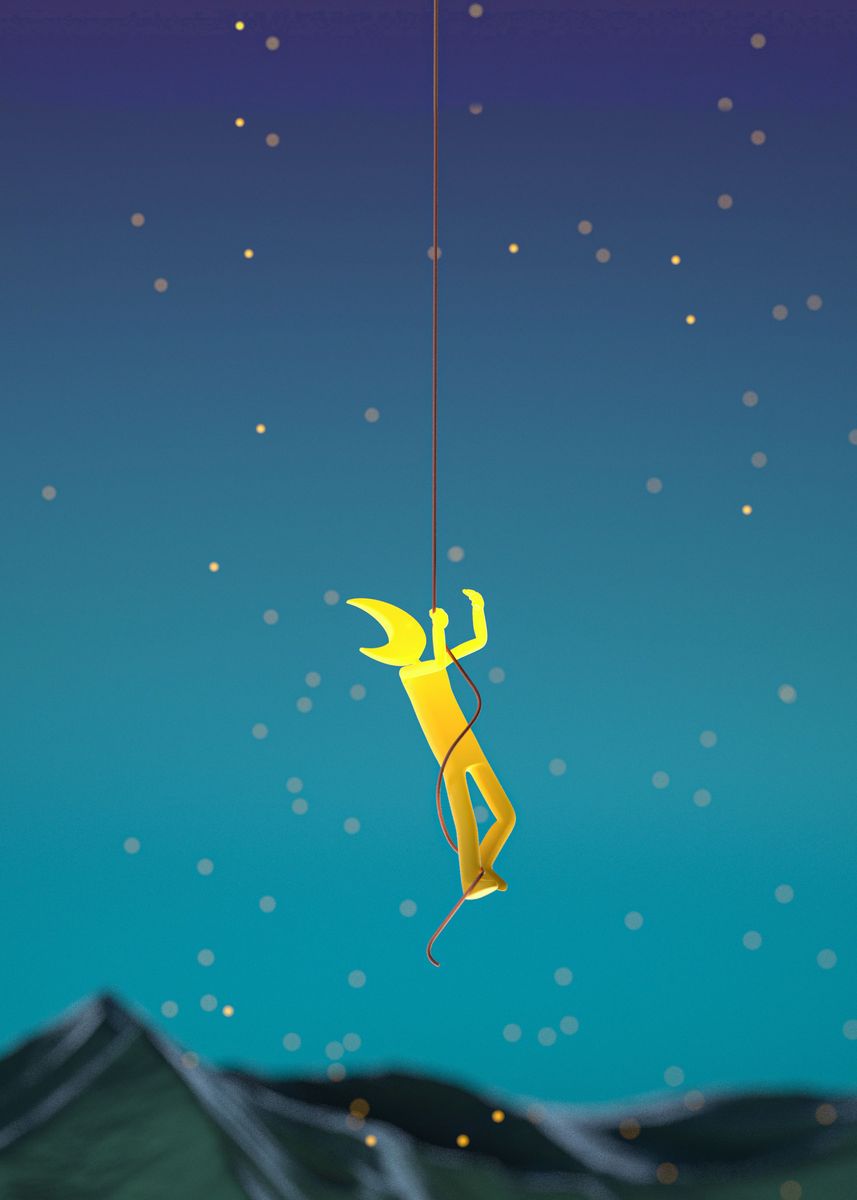 'Fly Away' Poster, picture, metal print, paint by Natasya Arkadina ...