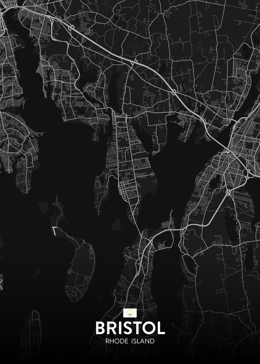 'Bristol RI' Poster, picture, metal print, paint by IMR Designs | Displate