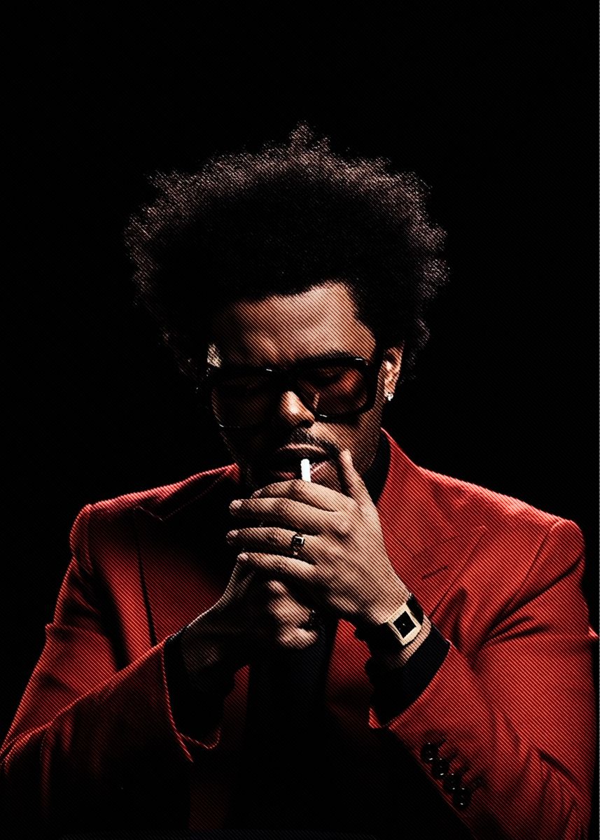 'The Weeknd Rapper' Poster, picture, metal print, paint by Bella Chloe ...