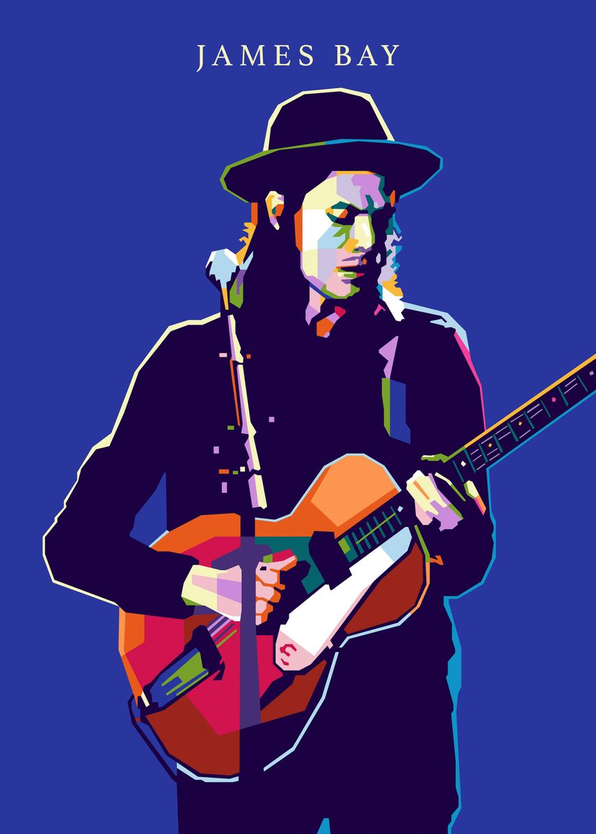 'James Bay' Poster, picture, metal print, paint by nofa aji zatmiko ...
