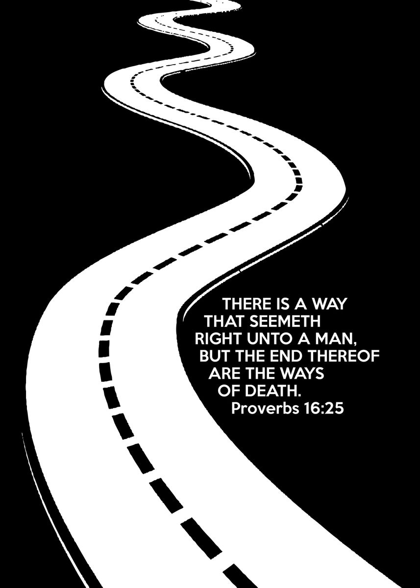 'Proverbs 16 25' Poster by ABConcepts | Displate