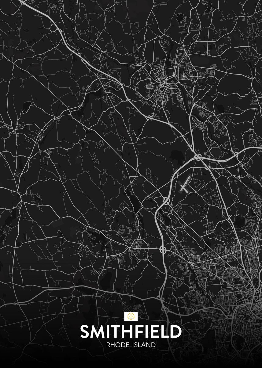 'Smithfield RI' Poster, picture, metal print, paint by IMR Designs ...