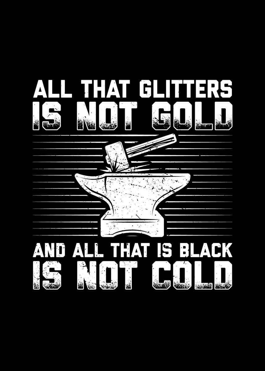 'Blacksmithing Forging Gift' Poster, picture, metal print, paint by TW ...