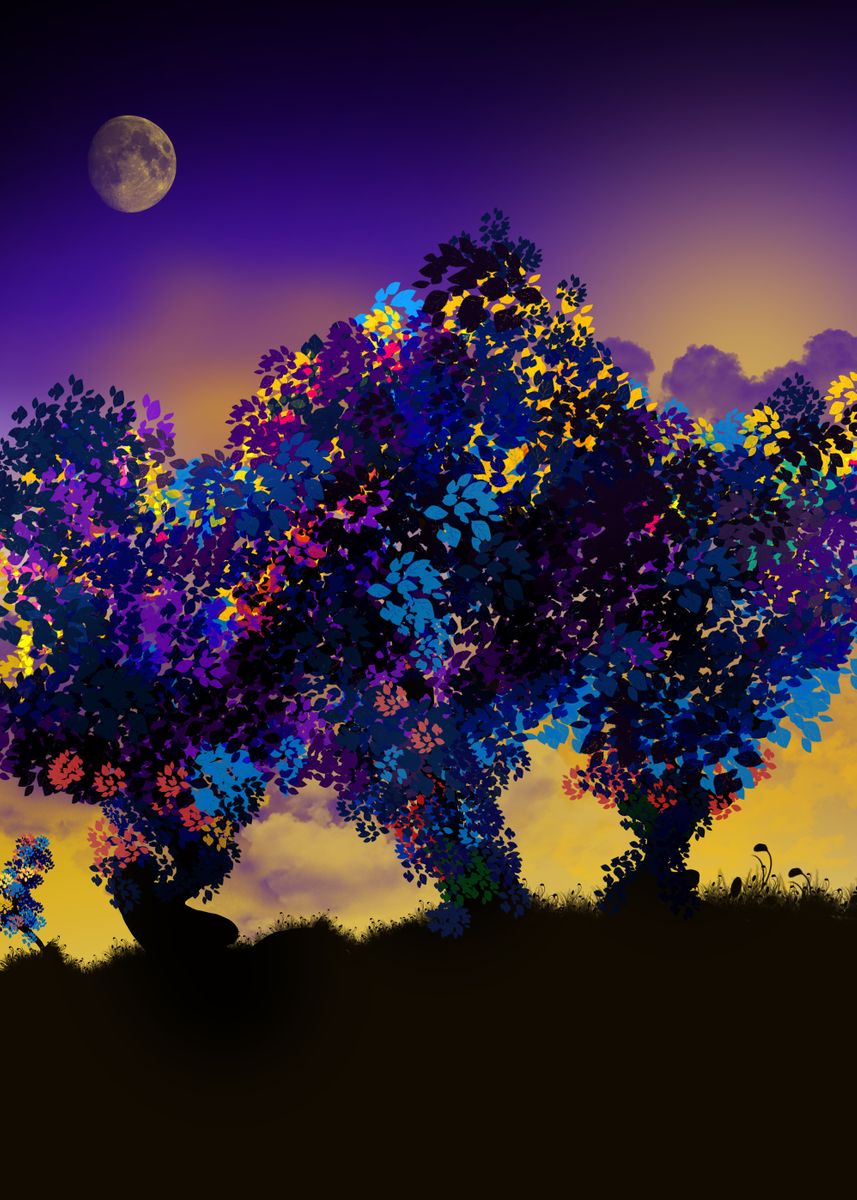 'Trees ' Poster by Art Day Creative | Displate