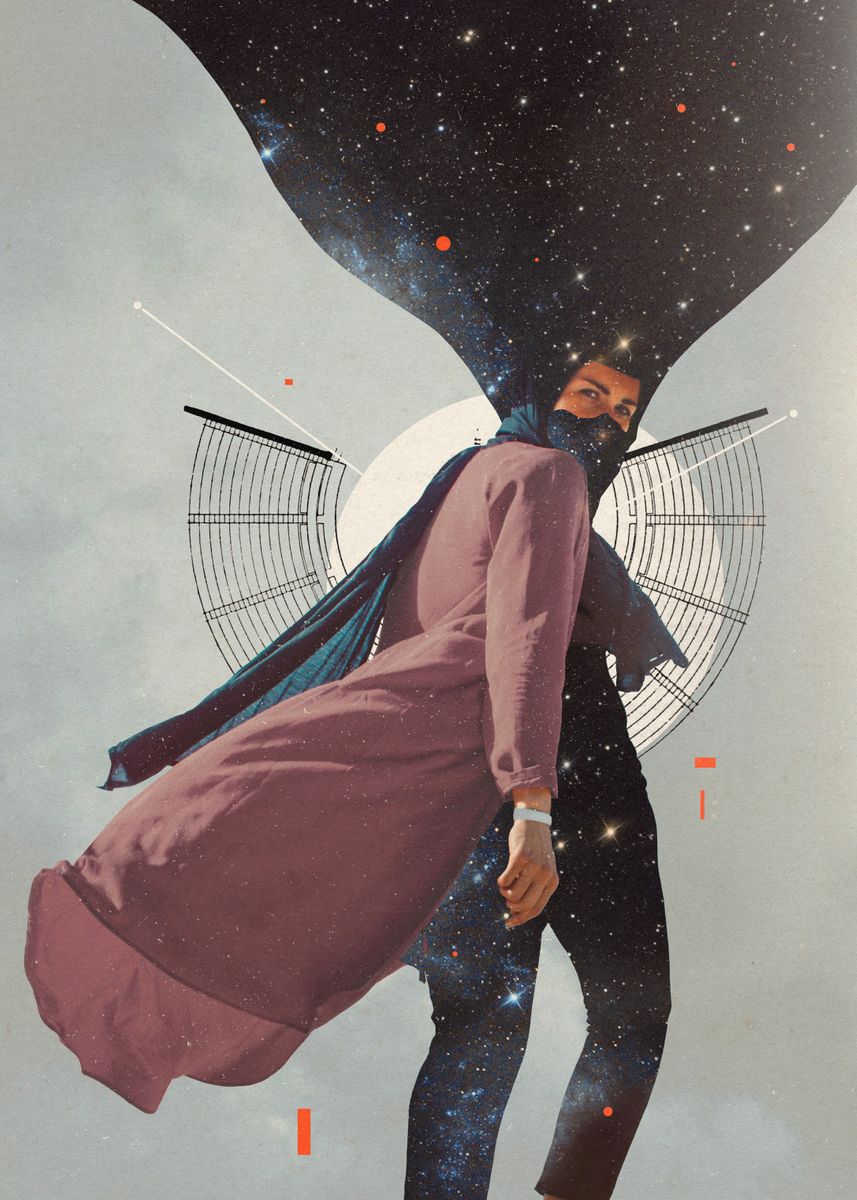 'Nomad' Poster, picture, metal print, paint by Frank Moth | Displate