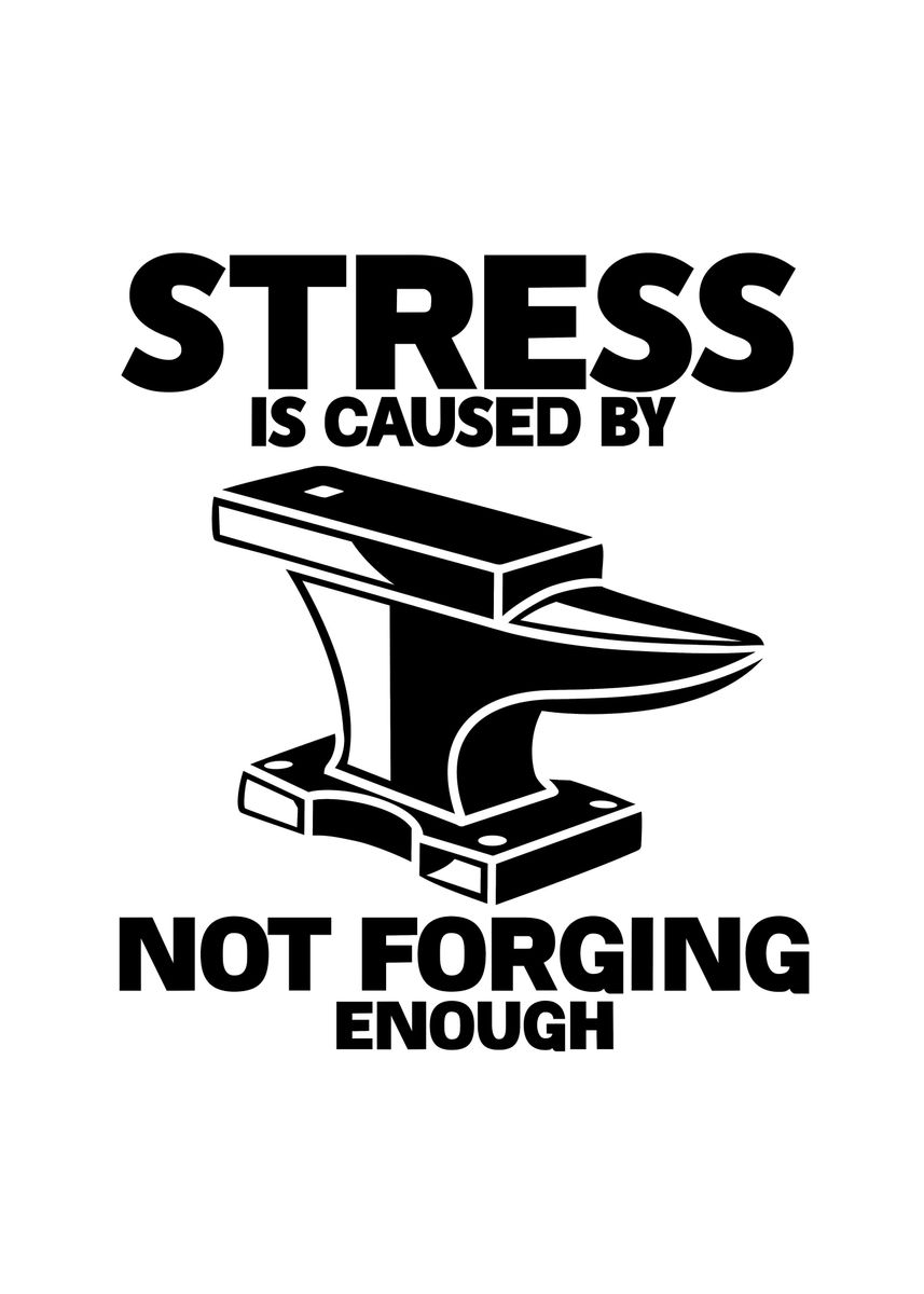 'Funny Blacksmithing' Poster, picture, metal print, paint by TW Design ...