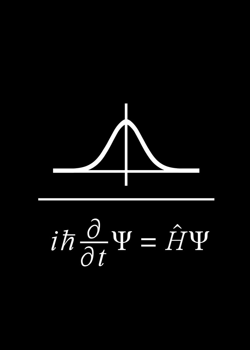'Schrodinger Equation' Poster, picture, metal print, paint by Beyond ...