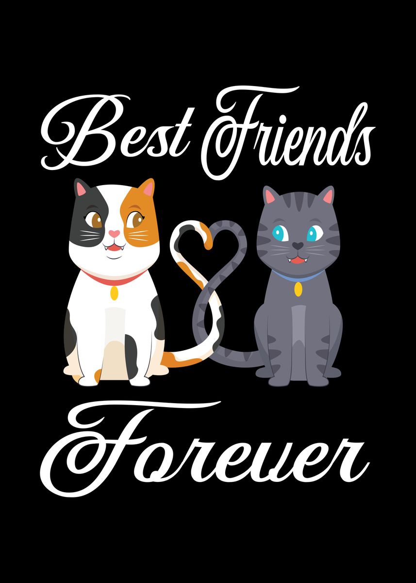 'Best Friends Forever Dog' Poster, picture, metal print, paint by ZS C ...