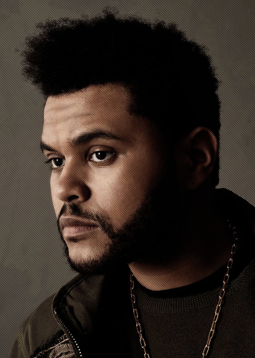 'The Weeknd Rapper' Poster, picture, metal print, paint by Bella Chloe ...