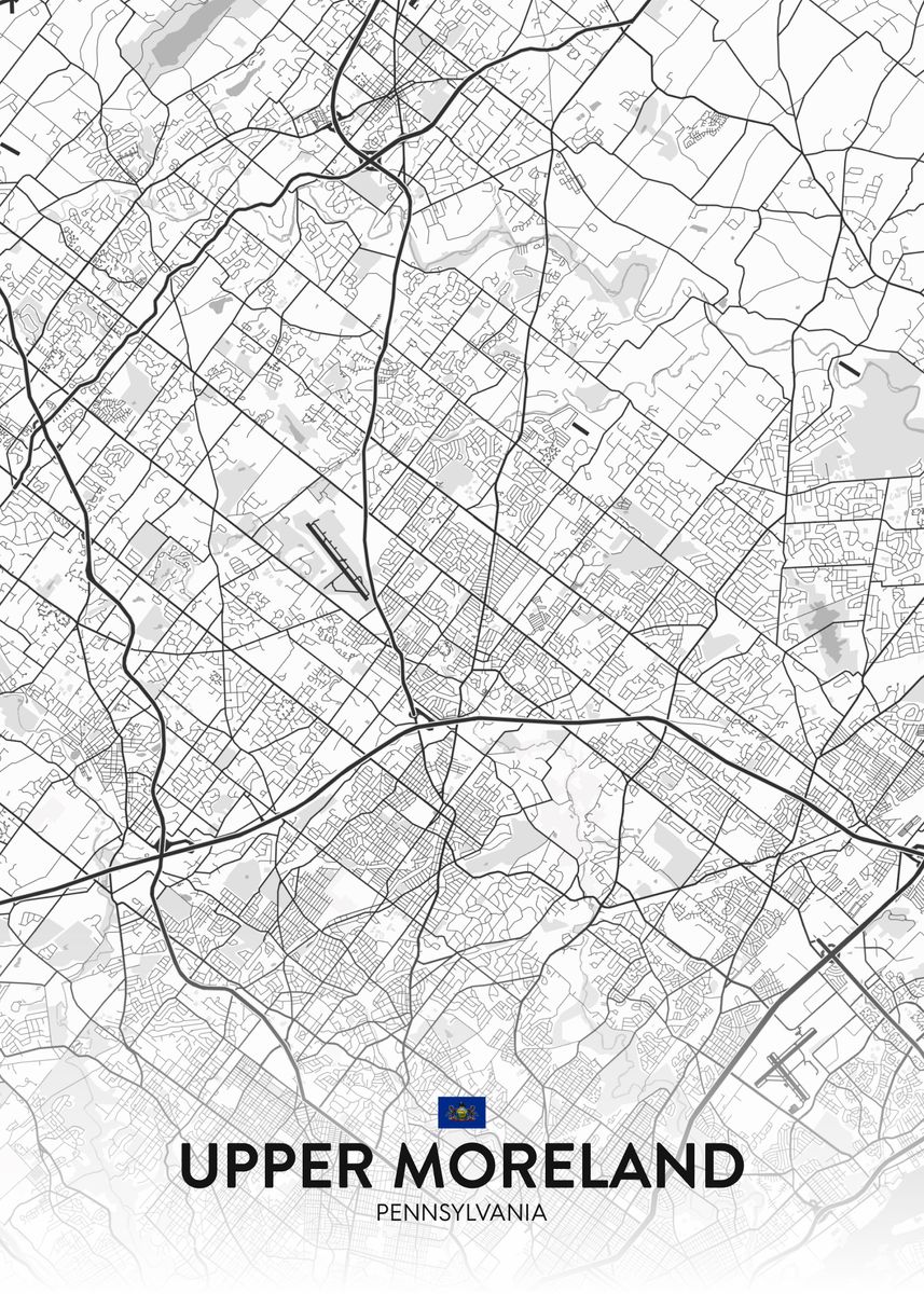 'Upper Moreland PA' Poster, picture, metal print, paint by IMR Designs ...