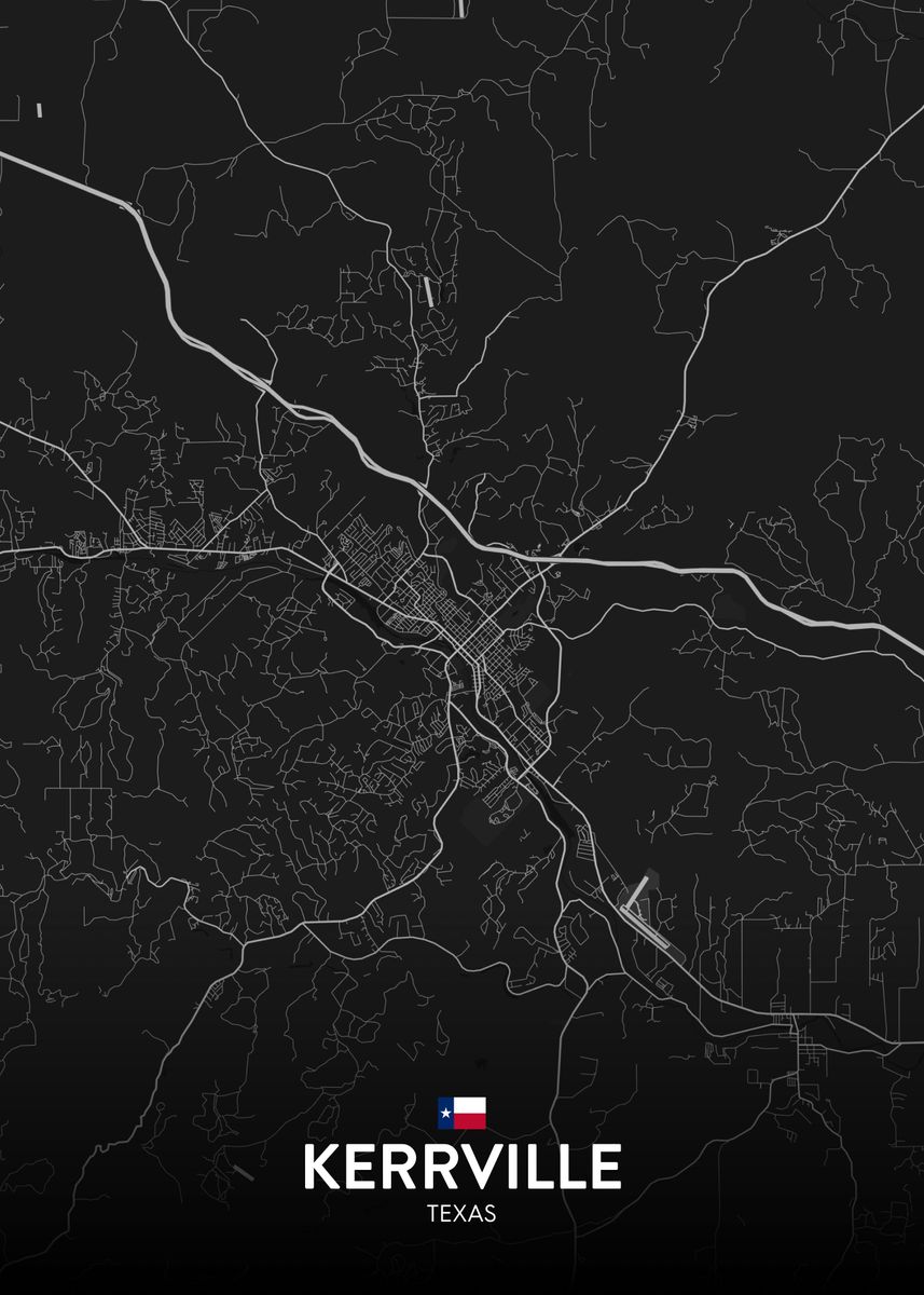 'Kerrville TX' Poster, picture, metal print, paint by IMR Designs ...