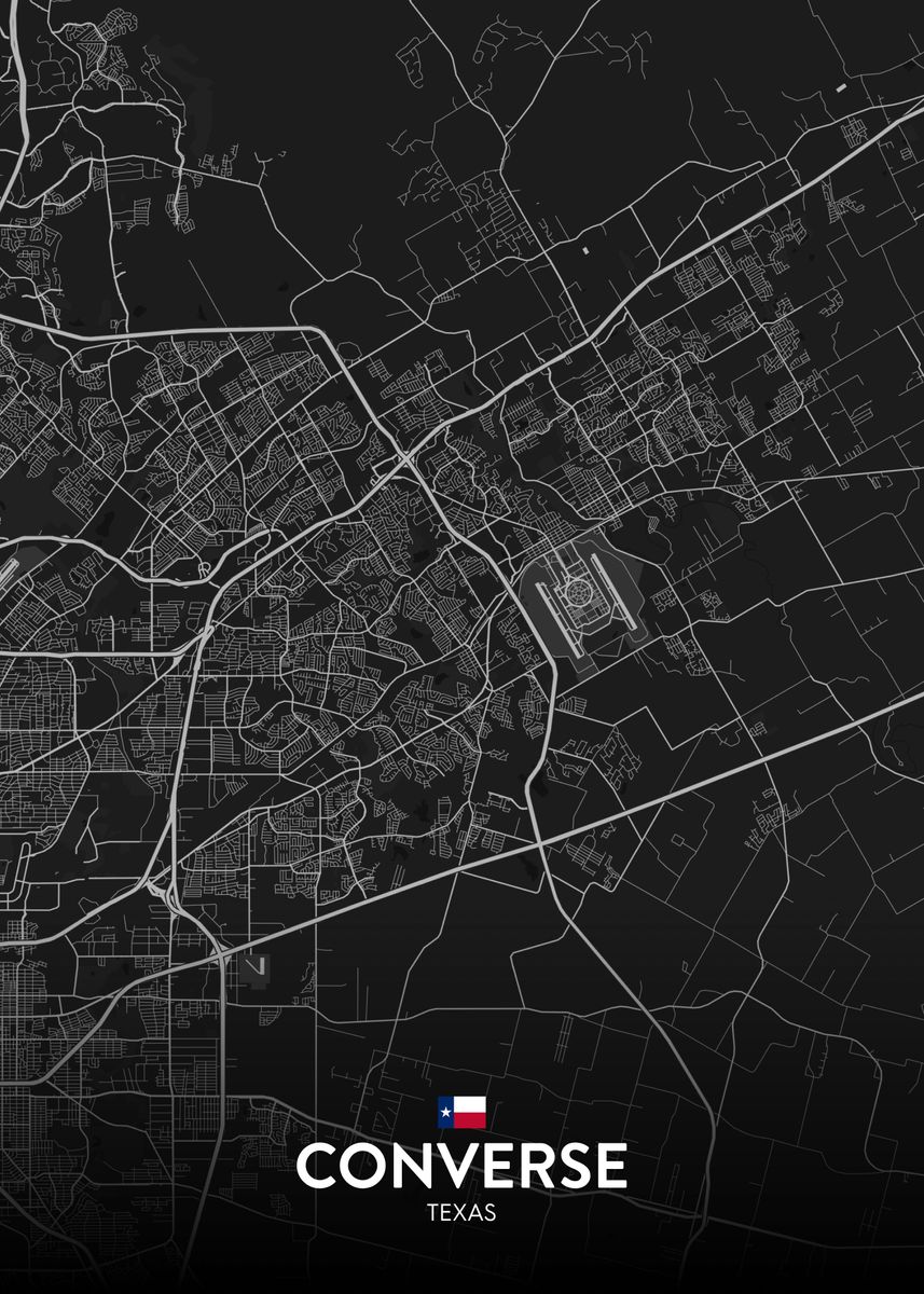 'Converse TX' Poster, picture, metal print, paint by IMR Designs | Displate