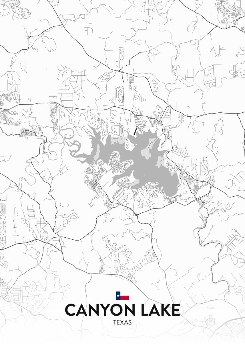 'Canyon Lake TX' Poster, picture, metal print, paint by IMR Designs ...