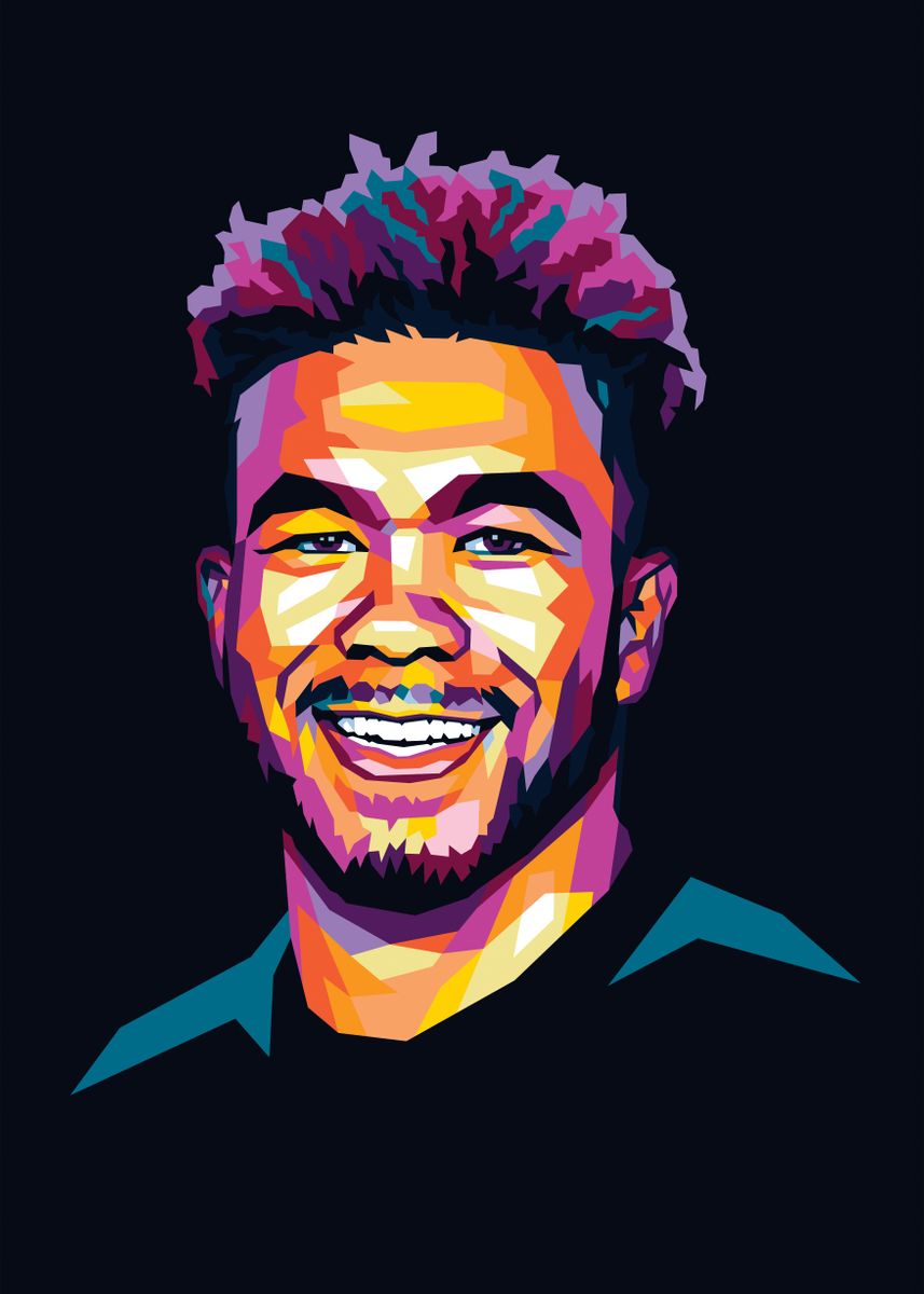 'Reece James' Poster, picture, metal print, paint by Roseed Abbas ...