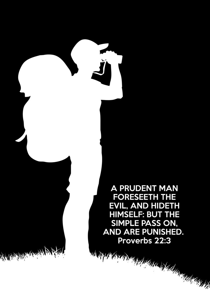 'Proverbs 22 3' Poster by ABConcepts | Displate