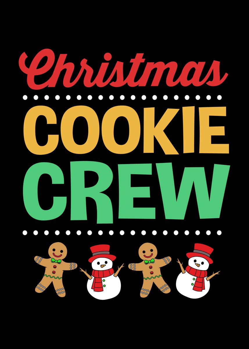 'Christmas Cookies' Poster by FunnyGifts | Displate