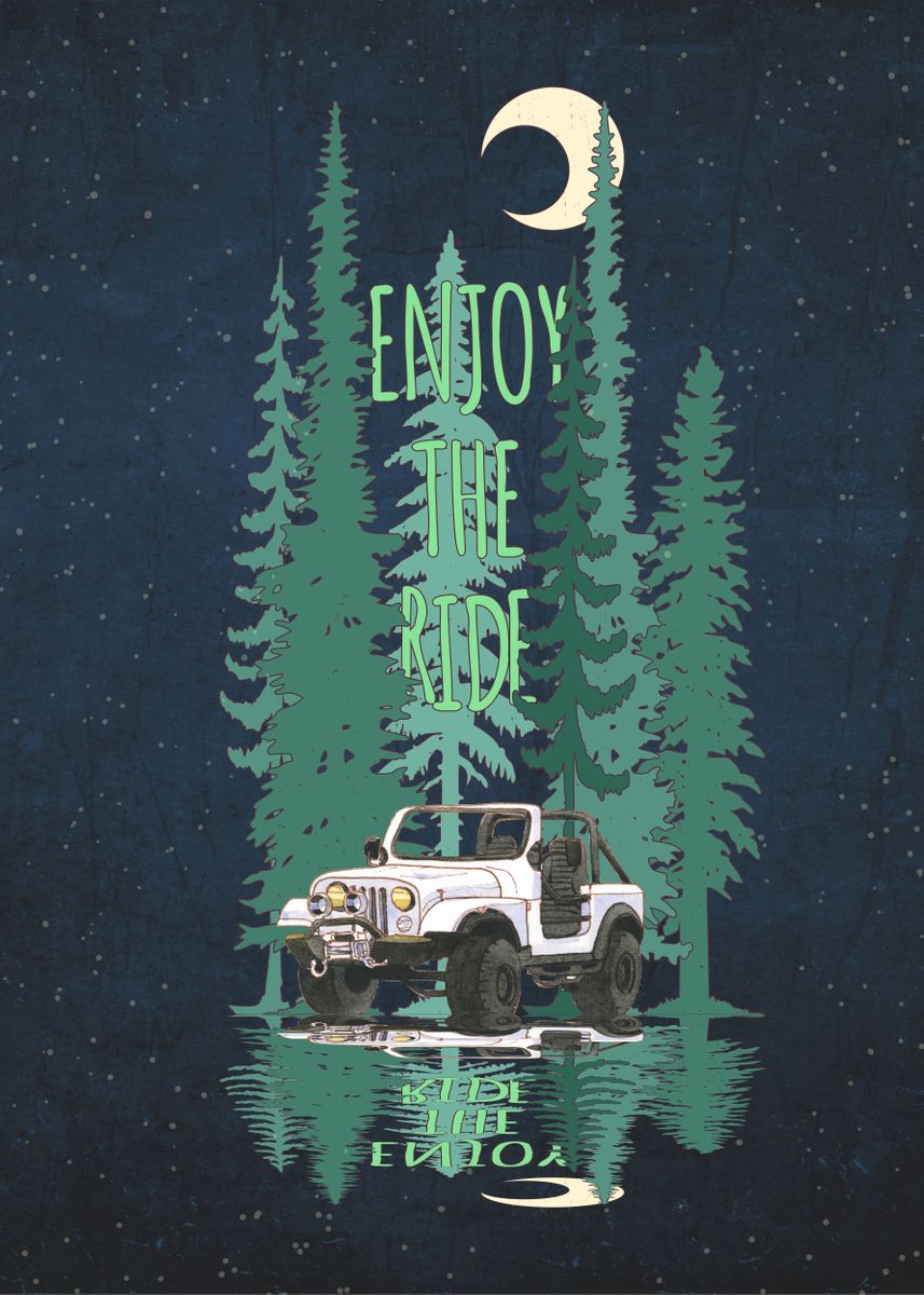 'Expedition' Poster, picture, metal print, paint by One Red Fox | Displate