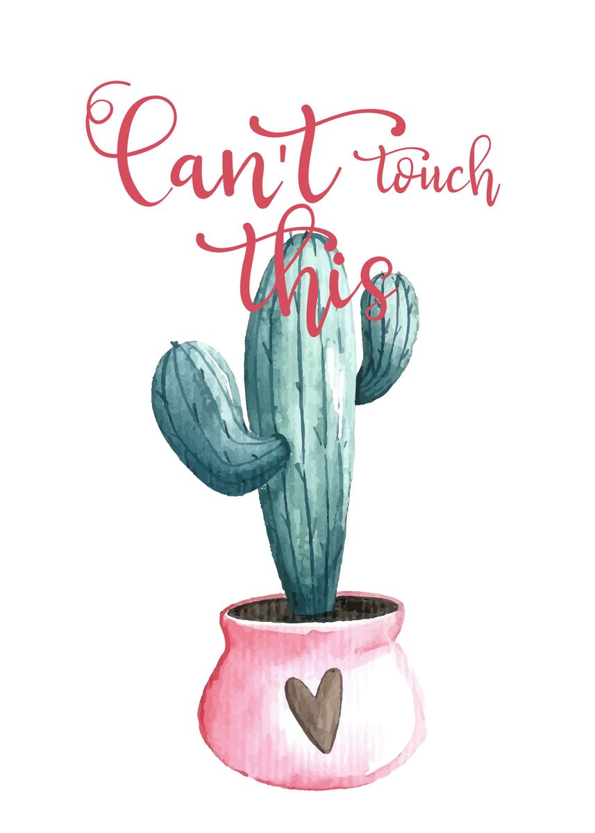 'Cant touch this' Poster, picture, metal print, paint by Amuse | Displate