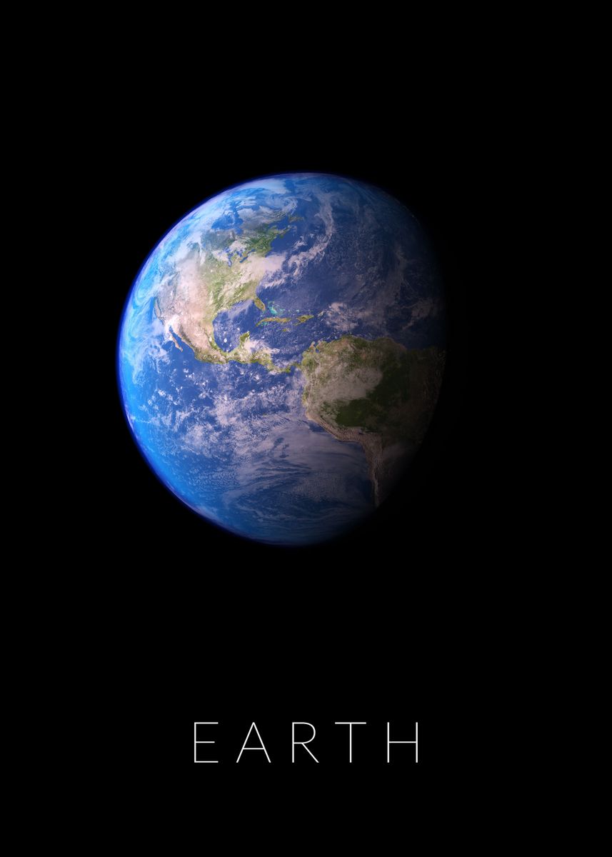 'Earth' Poster by dkDesign | Displate