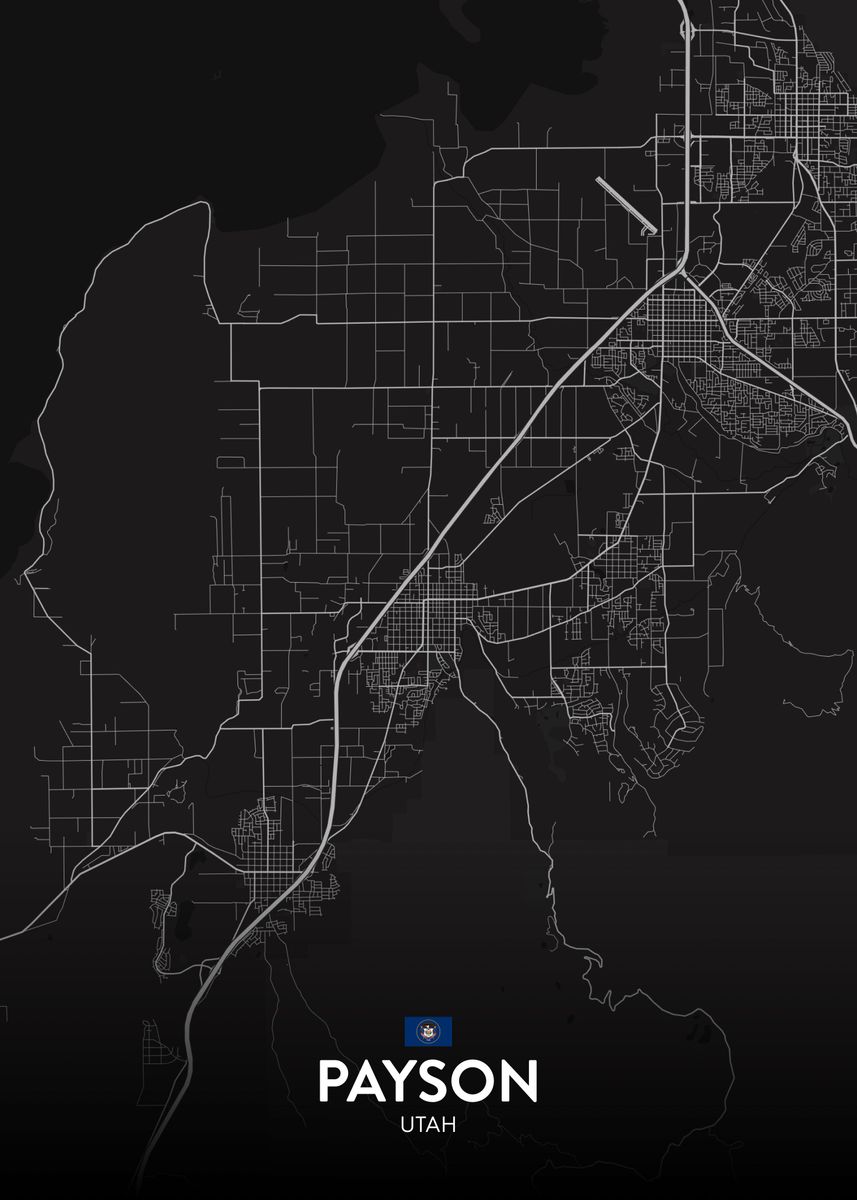 'Payson UT' Poster, picture, metal print, paint by IMR Designs | Displate