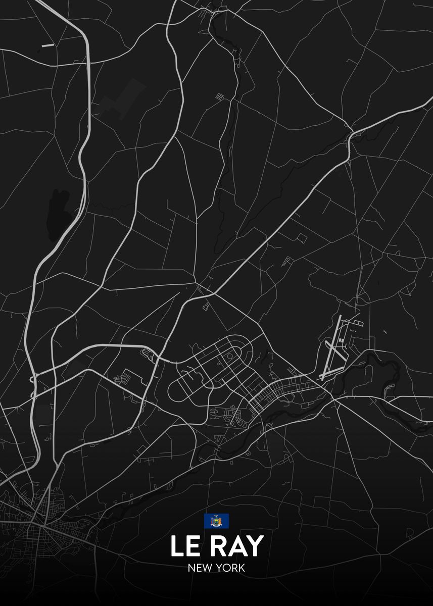 'Le Ray NY' Poster by IMR Designs | Displate