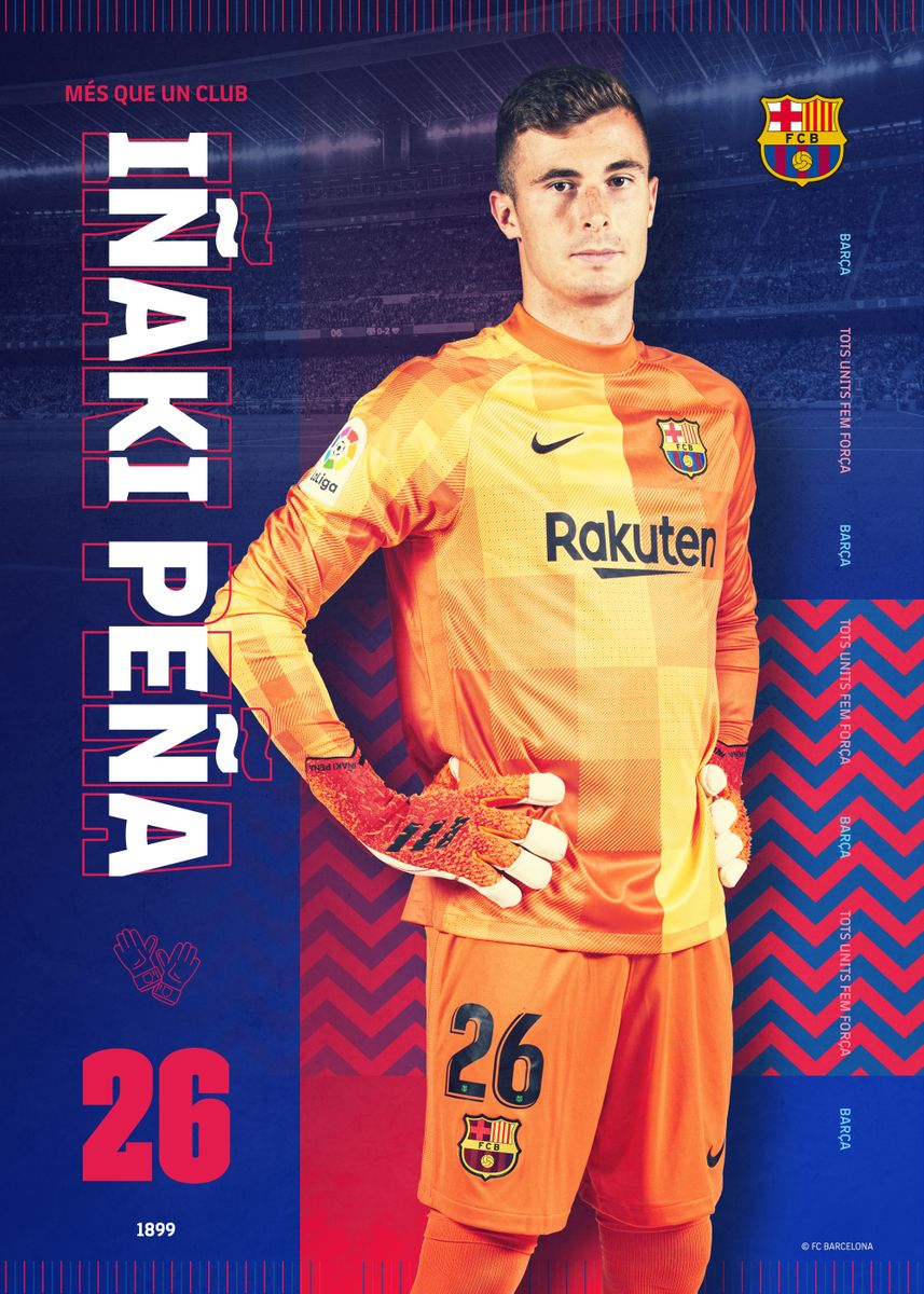 'Pena' Poster, picture, metal print, paint by Barça | Displate