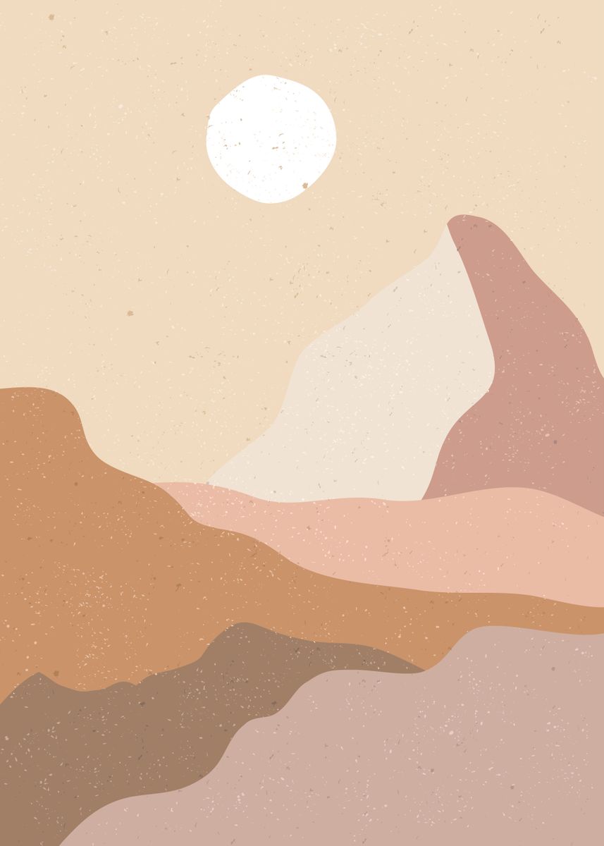 'MOUNTAIN HILL' Poster by budi yanto | Displate