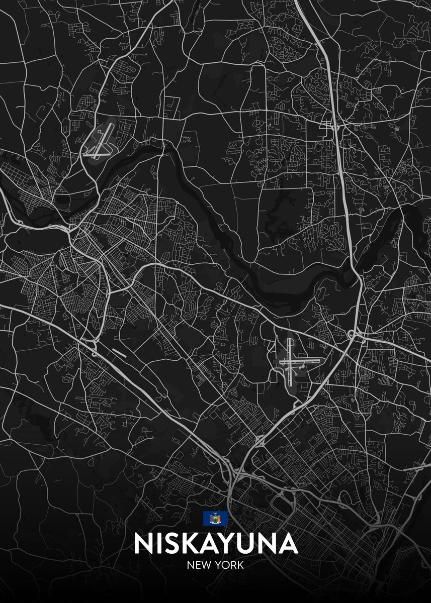 'Niskayuna NY' Poster by IMR Designs | Displate