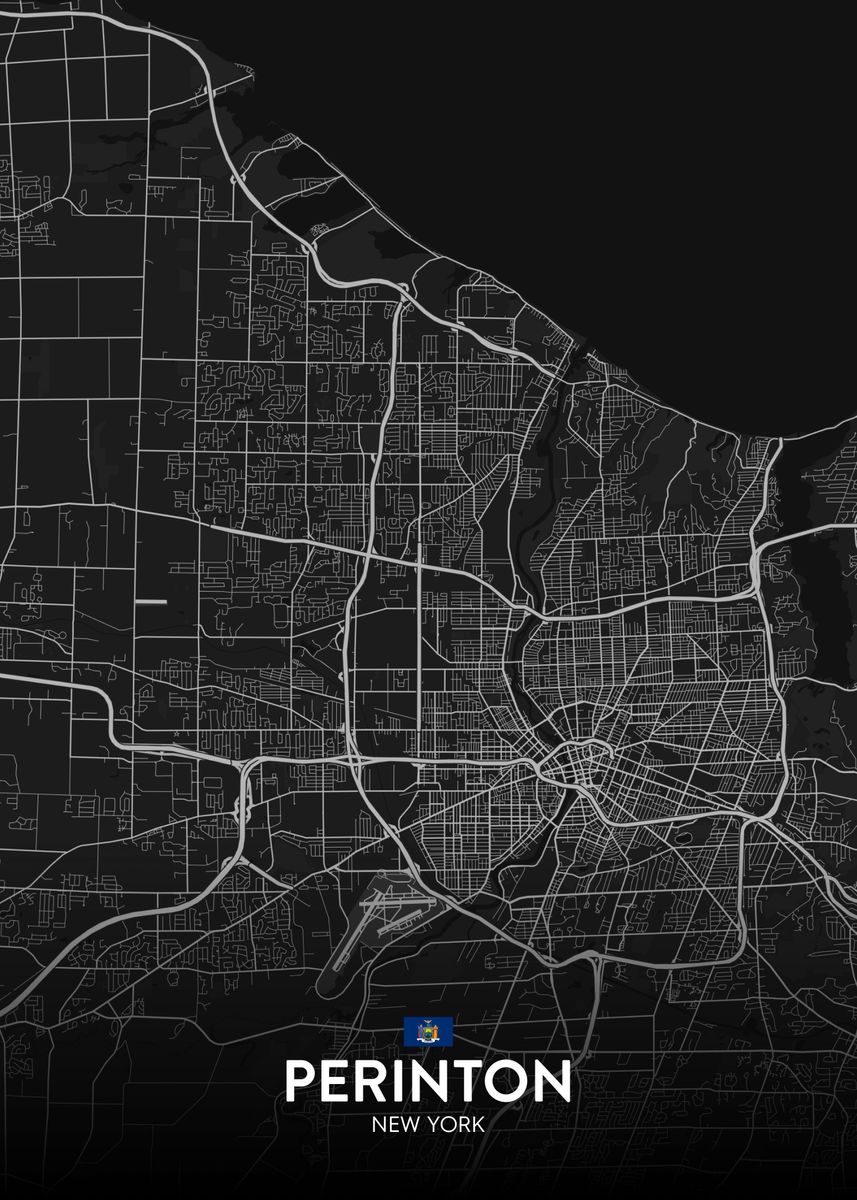 'Perinton NY' Poster, picture, metal print, paint by IMR Designs | Displate