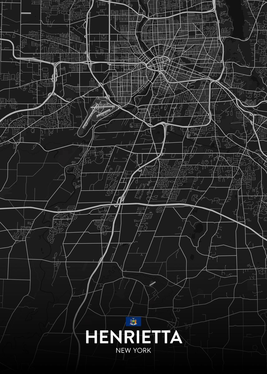 'Henrietta NY' Poster by IMR Designs | Displate