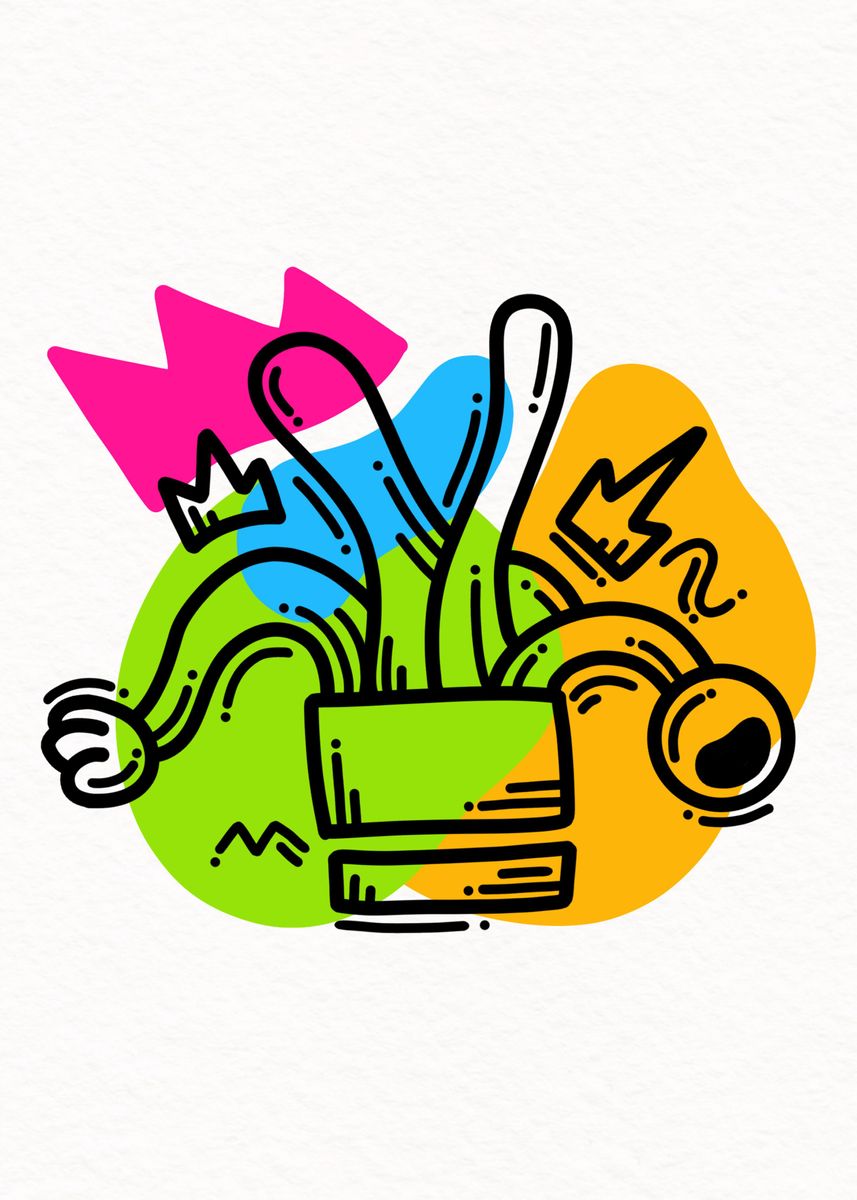 'ABSURD' Poster, picture, metal print, paint by illustrariz | Displate