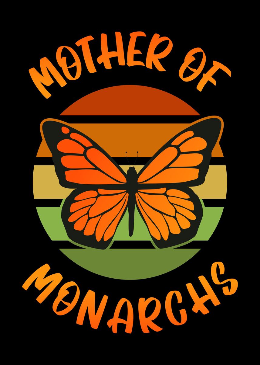 'Mother Of Monarchs' Poster, picture, metal print, paint by CatRobot ...
