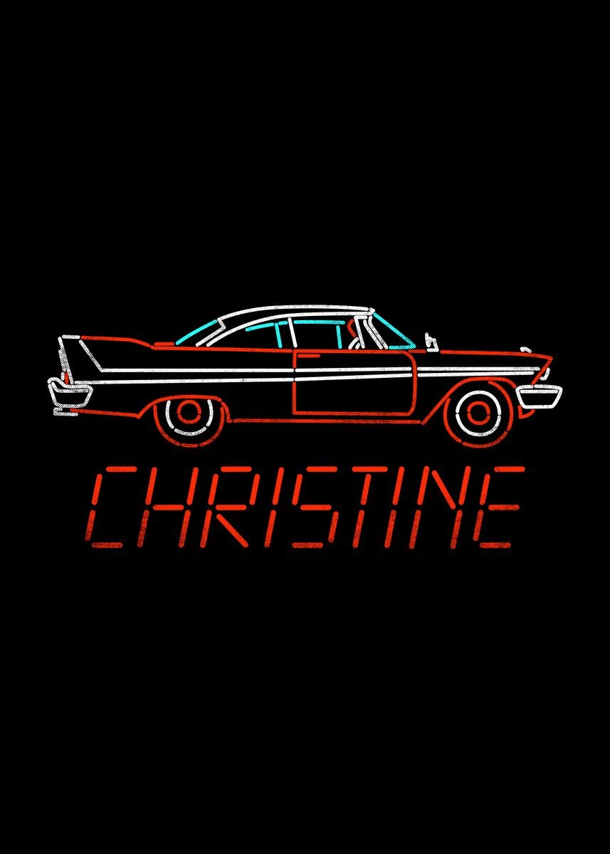 'Christine' Poster, picture, metal print, paint by rocket man | Displate