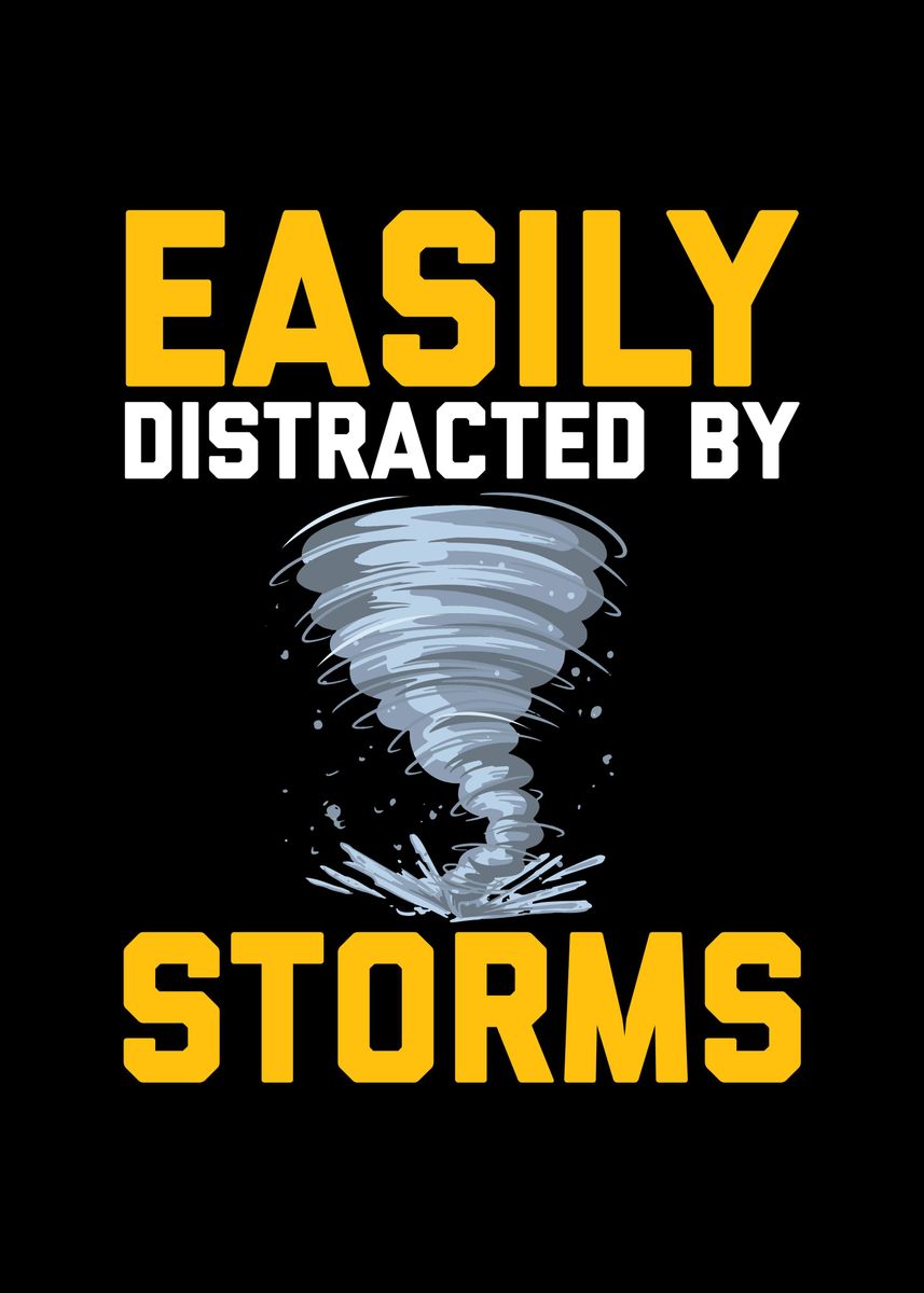 'Awesome Storm Chasing Gift' Poster, picture, metal print, paint by TW ...