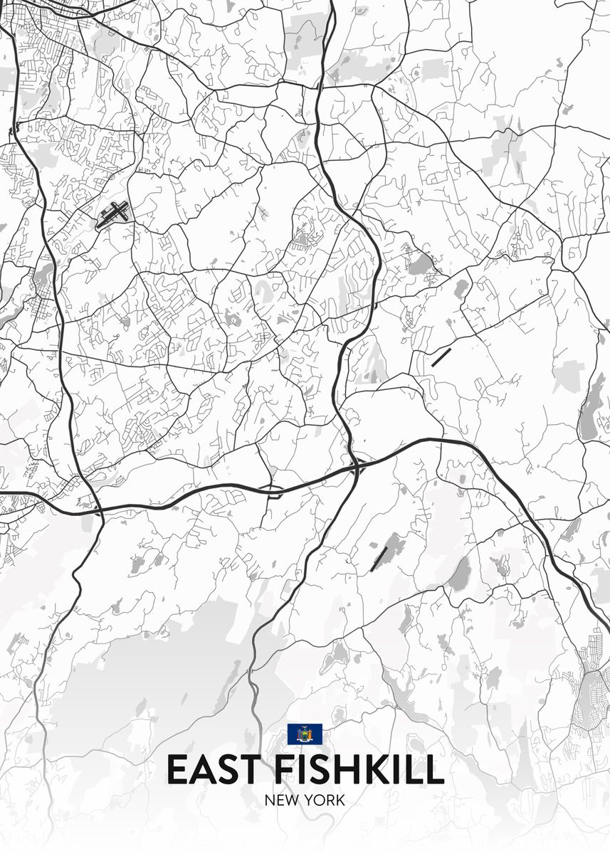 'East Fishkill NY' Poster, picture, metal print, paint by IMR Designs ...