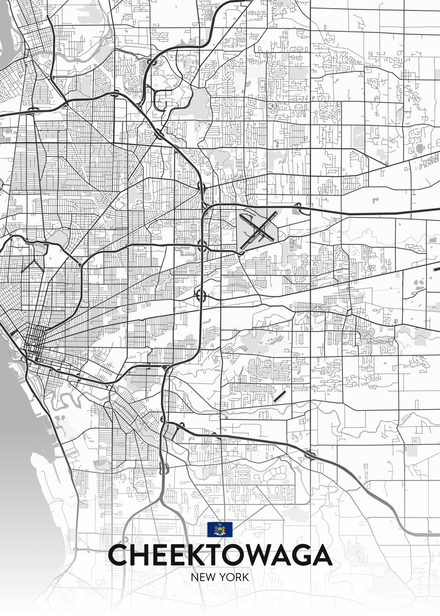 'Cheektowaga NY' Poster by IMR Designs | Displate