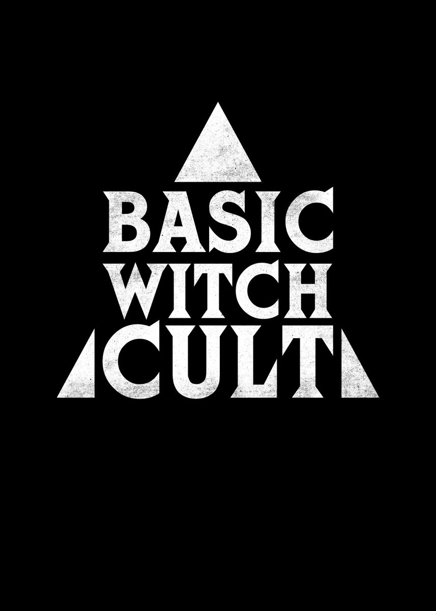 'Basic Witch Cult' Poster, picture, metal print, paint by rocket man ...