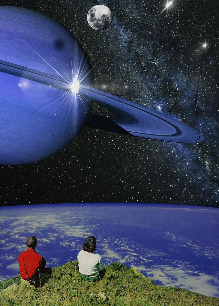 'We need more space' Poster, picture, metal print, paint by Idot Lubis ...