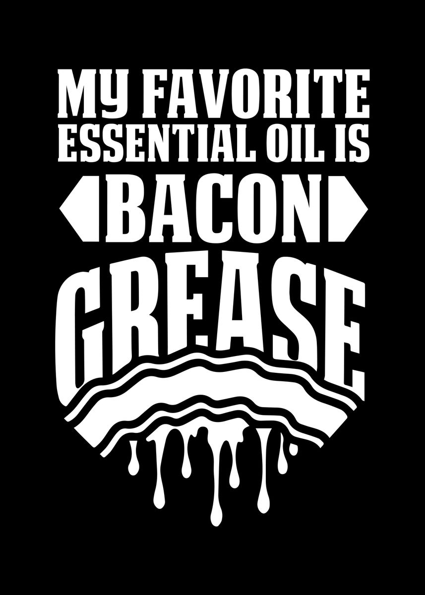 'Bacon' Poster by Sebastian Wünsche | Displate