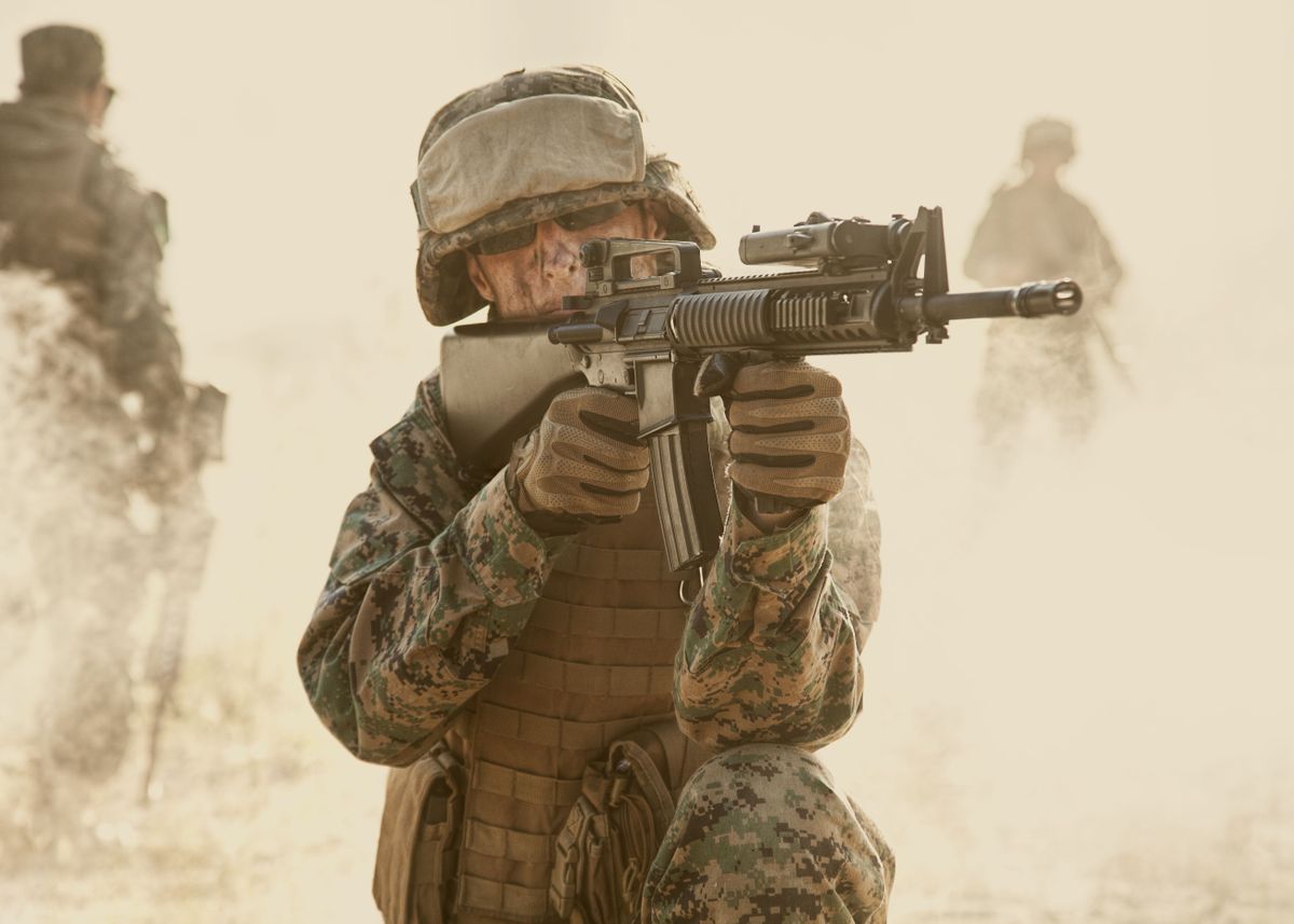 'Military action' Poster by Getmilitaryphotos Pro | Displate