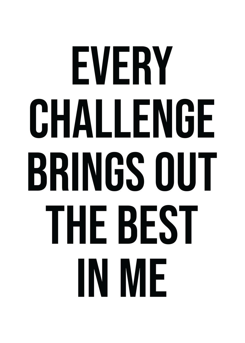 'Challenge' Poster, picture, metal print, paint by CHAN | Displate