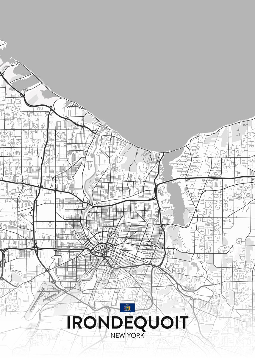 'Irondequoit NY' Poster by IMR Designs | Displate