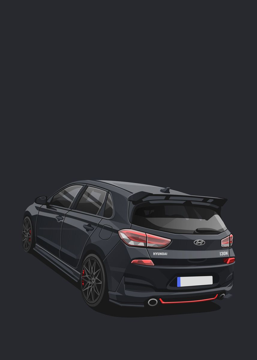 'hyundai' Poster, picture, metal print, paint by capture art | Displate