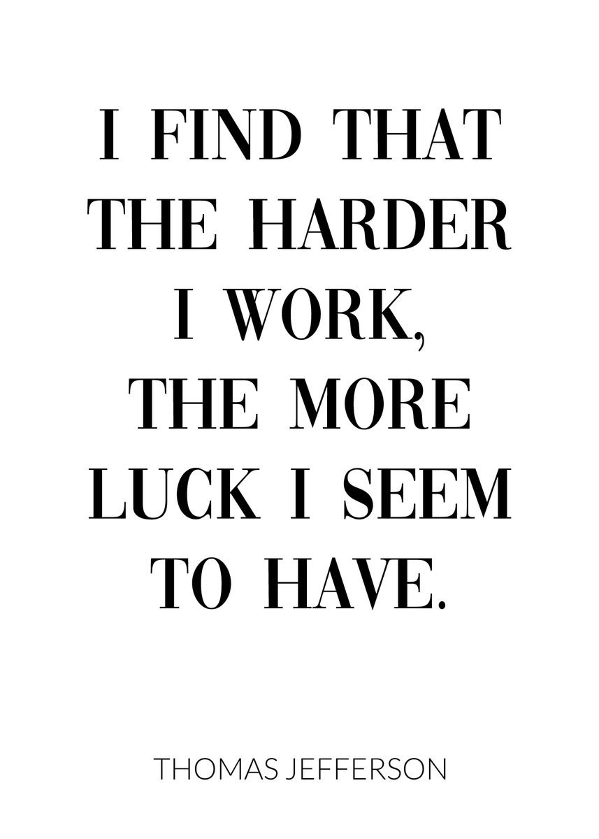 'Thomas Jefferson Quote' Poster by dkDesign | Displate