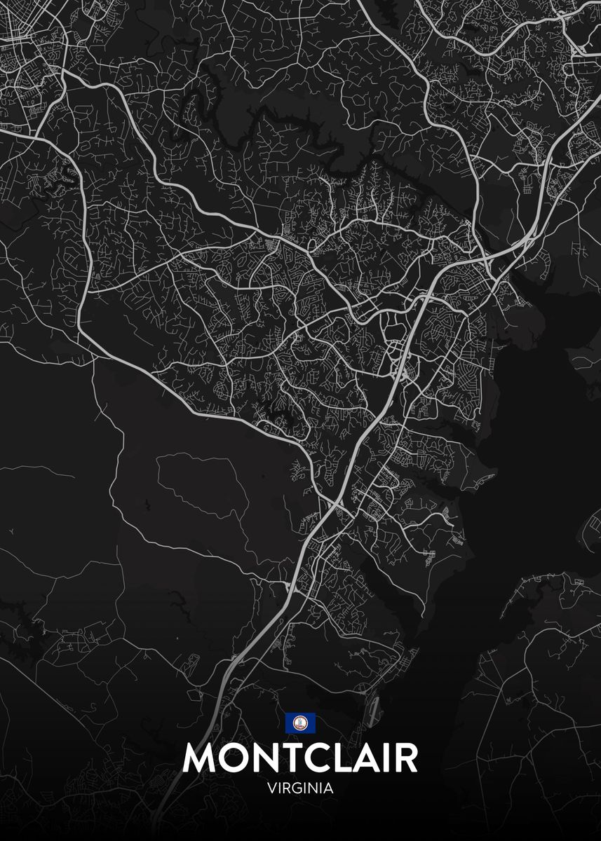 'Montclair VA' Poster, picture, metal print, paint by IMR Designs ...