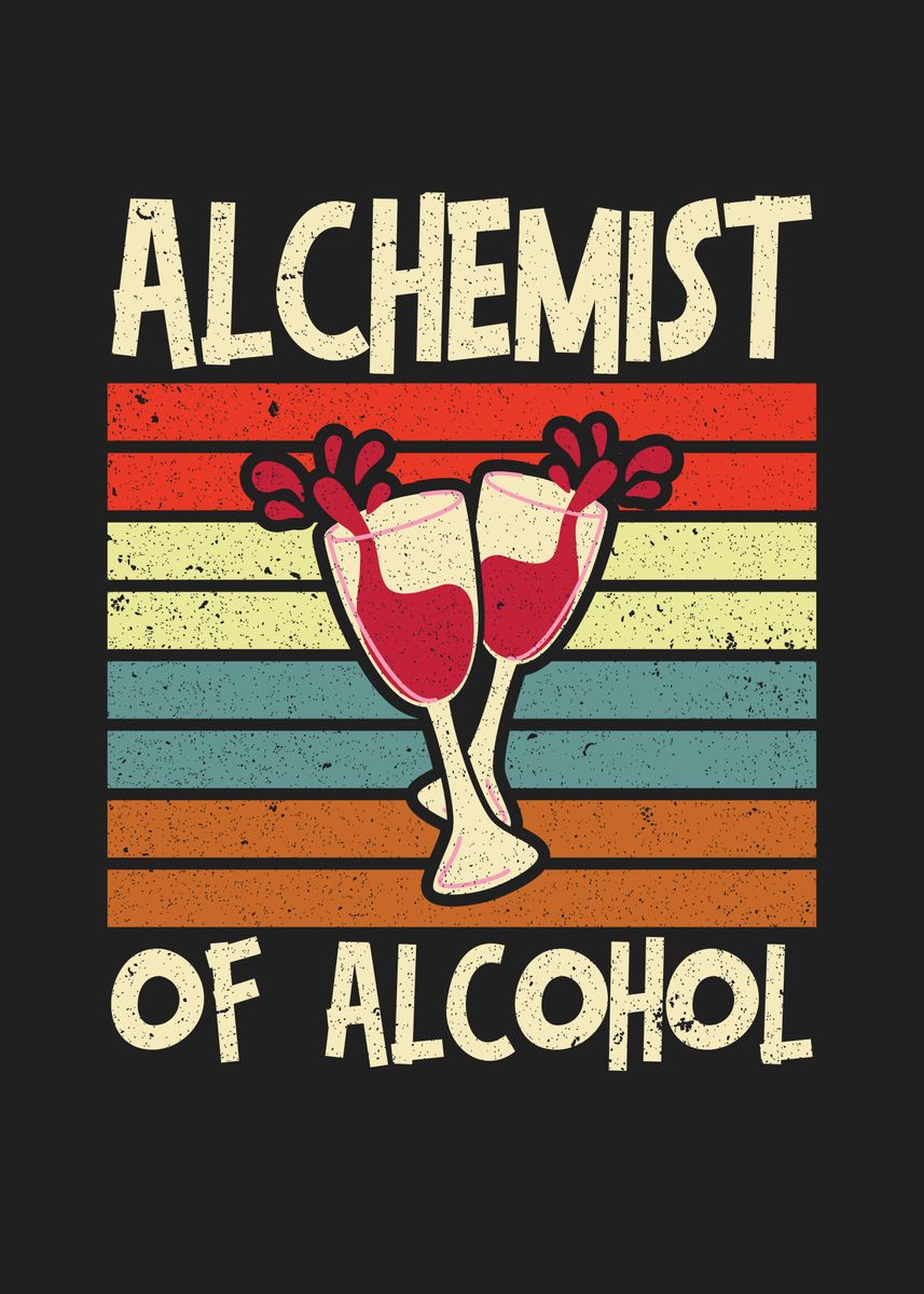 'Alchemist of Alcohol' Poster, picture, metal print, paint by Mooon ...
