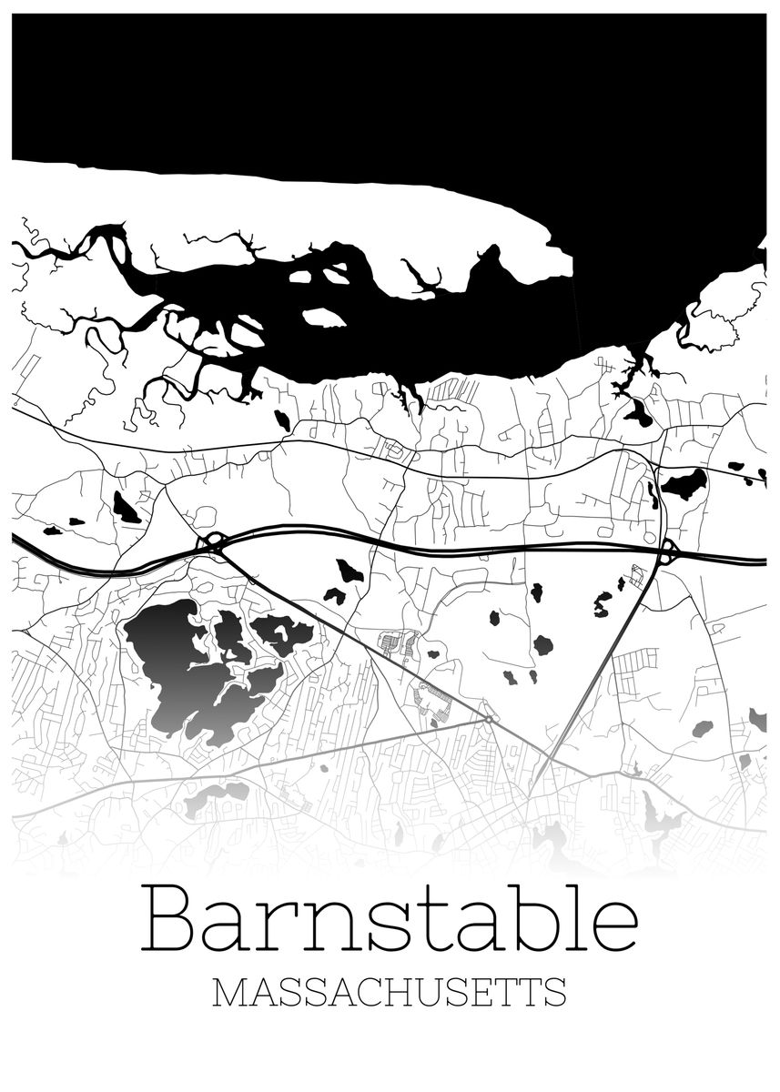 'Barnstable Massachusetts' Poster, picture, metal print, paint by ...
