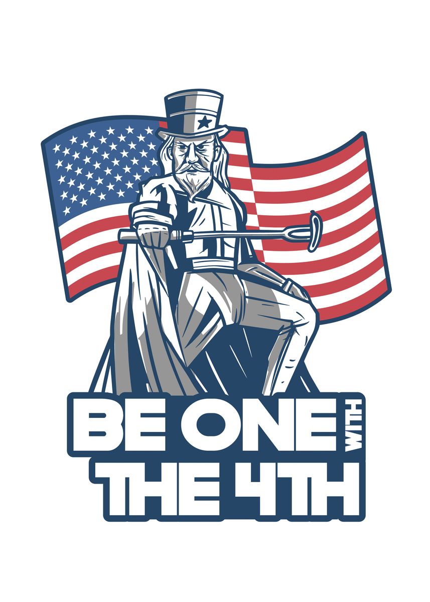 'Uncle sam ' Poster, picture, metal print, paint by Simon Darren | Displate