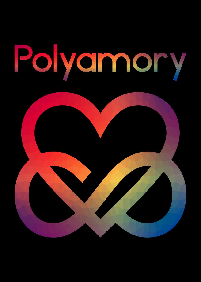 'Polyamory' Poster, picture, metal print, paint by Christian | Displate
