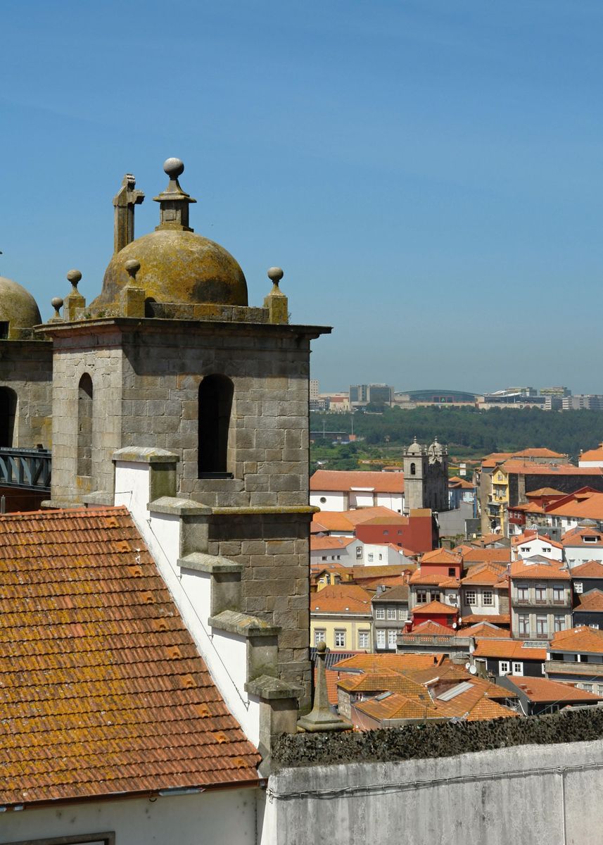 'Porto panorama view 02' Poster, picture, metal print, paint by ...